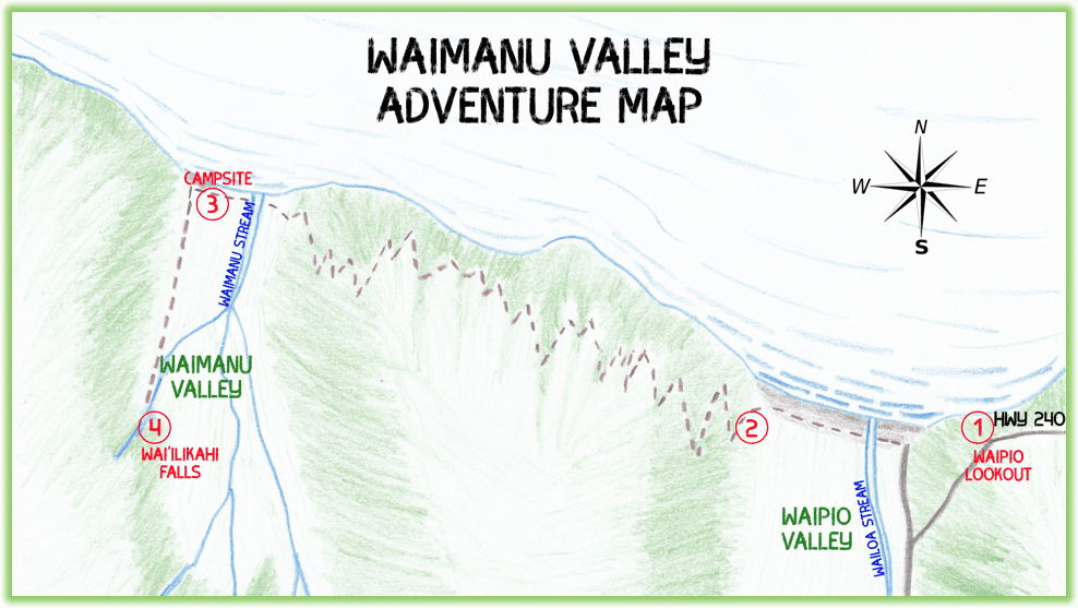 Hiking to Waimanu Valley - Epic Trip Adventures